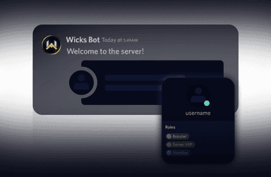 Wicks Bot - Discord Server Management