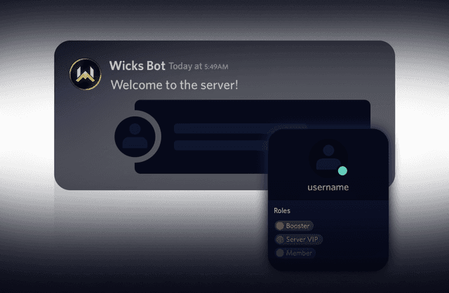 Wicks Bot - Discord Server Management